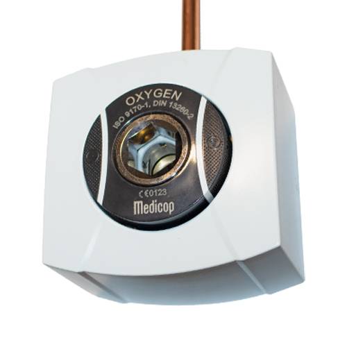 Розетка для кислорода Medicop DIN 13260-2 - | Оксимед - Поставщик ...